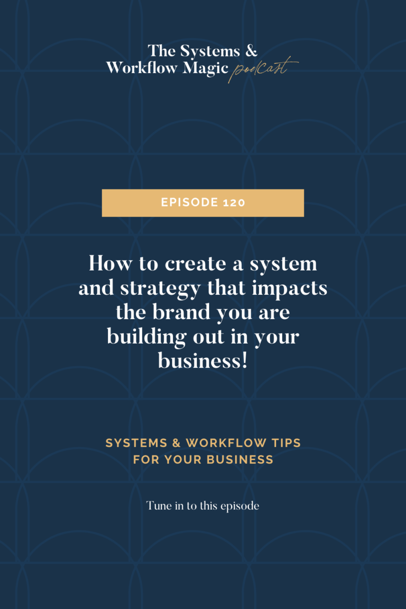 120: How to Create a System & Strategy to Impact the Branding of Your Business with Jessie ...