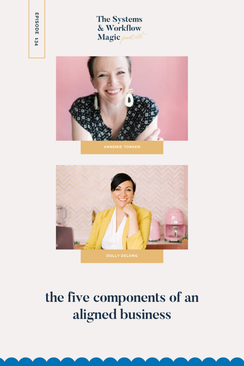 134: The Five Components of an Aligned Business with Annemie Tonken on The Systems & Workflow ...