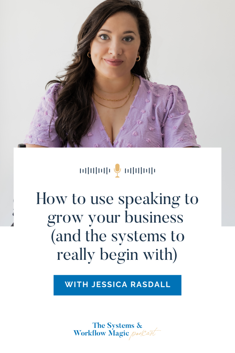 132: Getting started with speaking in your business (the systems to ...