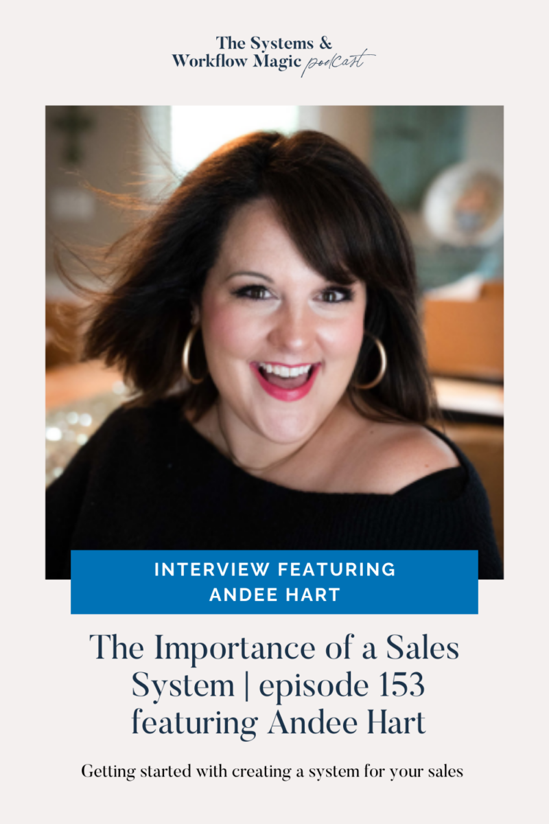 153: The Art of Strategic Sales Workflows with Andee Hart • Systems, Workflow & Launching Education